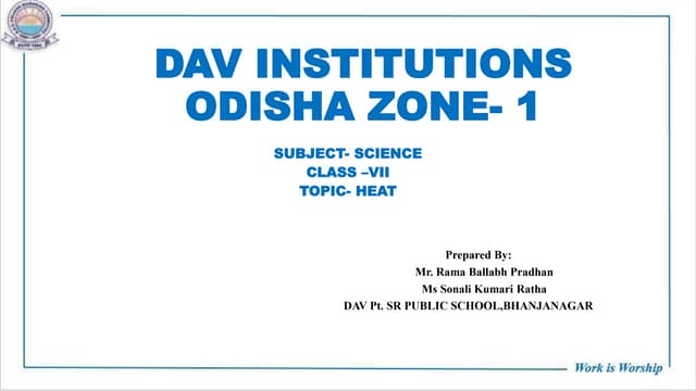 Class-7 science Chapter-4Heat | PPT | Weather | Science