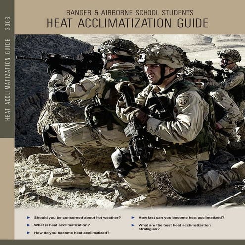 Heat acclimatization guide ranger airborne | PDF