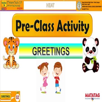 Energy and Power Presentation Lessons for Grade 8 | PDF