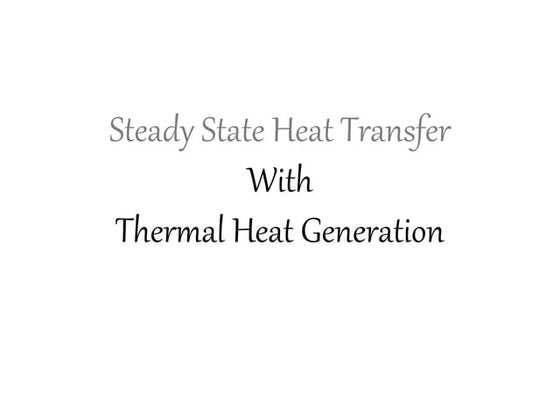 Heat Conduction Through A Plane Wall Pptx Physics Science