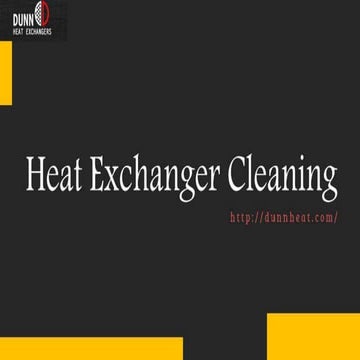 Heat Exchanger Cleaning | PPTX