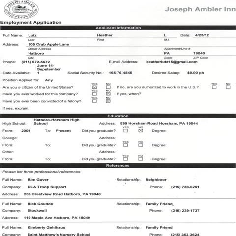 Heather lutz jai application | PDF