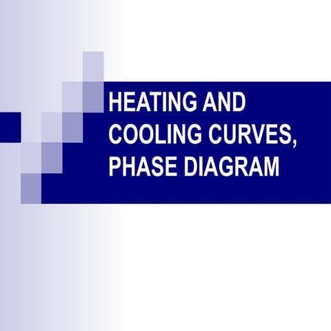 HEATING AND COOLING CURVES OF THE LIQUID, SOLID, AND GAS | PPT