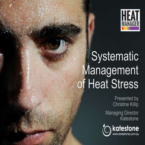 Systematic Management of Heat Stress | PPTX