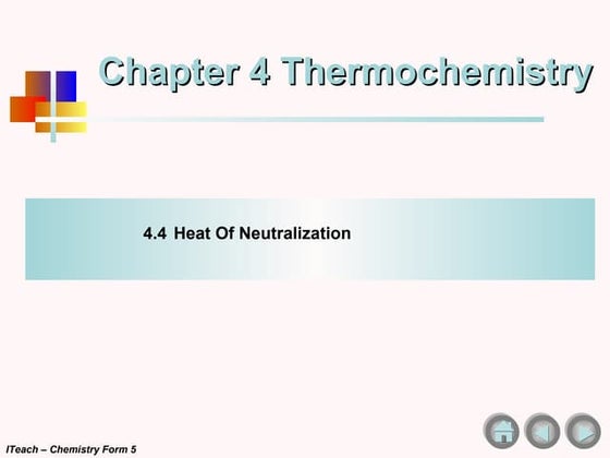 Determination of enthalpy of neutralization of hydrochloric acid with ...