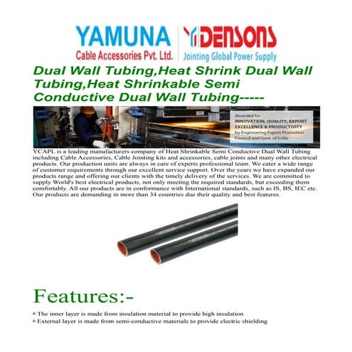 Dual Wall Tubing,Heat Shrink Dual Wall Tubing,Heat Shrinkable Semi ...