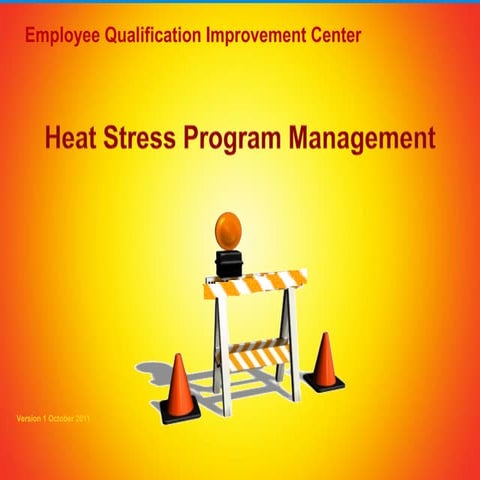 Heat stress program (management's role) | PPT