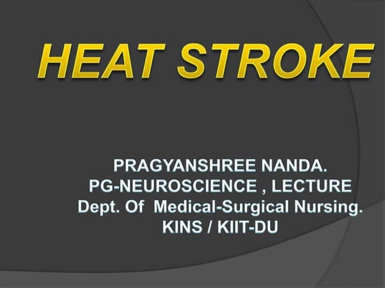 HEAT STROKE | PPT