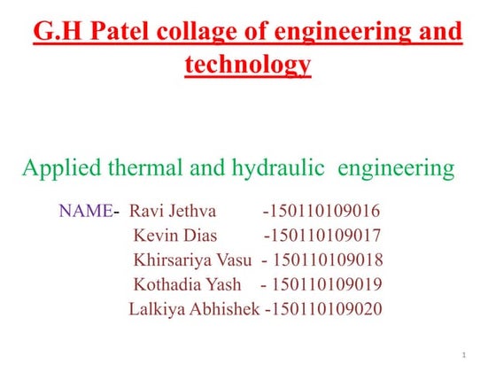 Heat conduction through a plane wall | PPTX | Physics | Science
