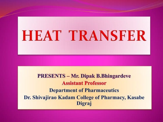 Heat Transfer | PPT
