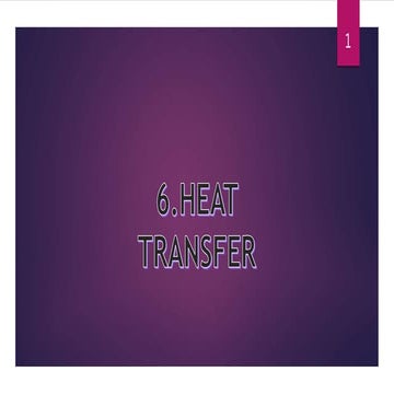 Heat transfer | PPTX