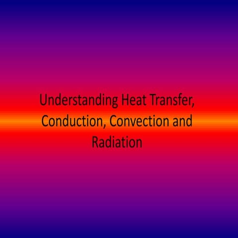 conduction convectionand radiation | PPT