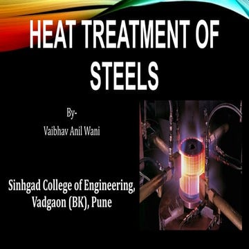 Heat Treatment Processes | PPT
