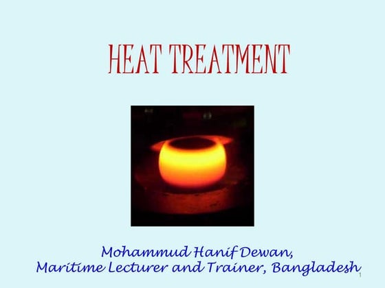 Heat Treatment Processes | PPT