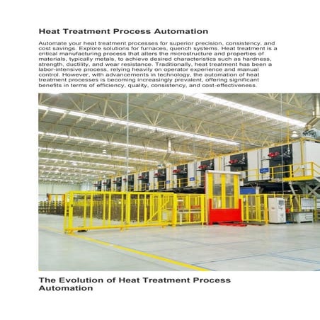 Heat Treatment Process Automation in India | PDF