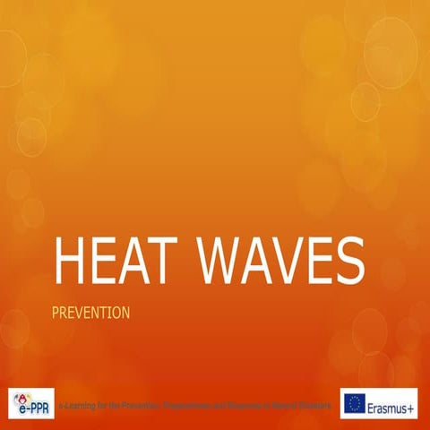 Primary - Heatwaves - Prevention | PPTX | Weather | Science