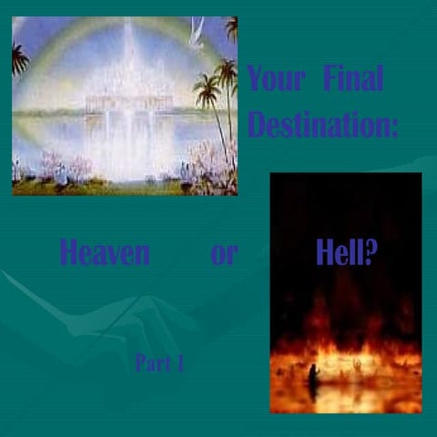 Your Final Destination - Part 1 | PPT