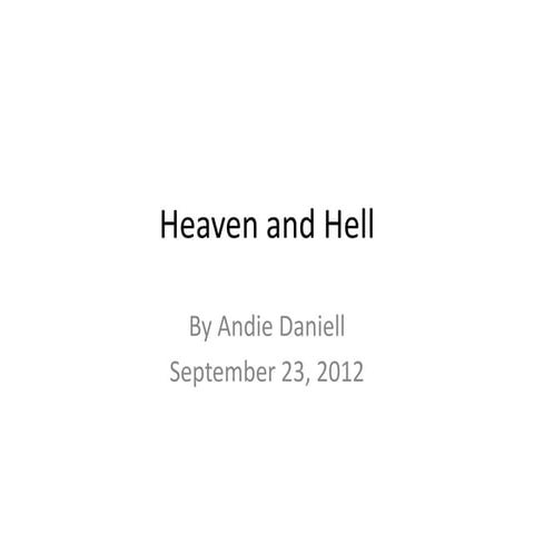 Heaven and hell (1) | PPT