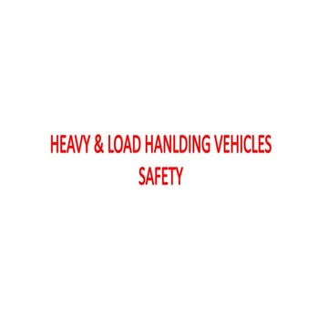 Load restraint Safe (Loading and unloading on vehicles) | PPTX