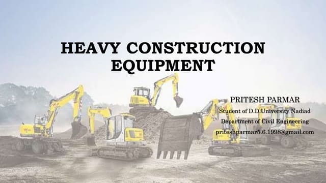 Loaders in Construction | PPTX
