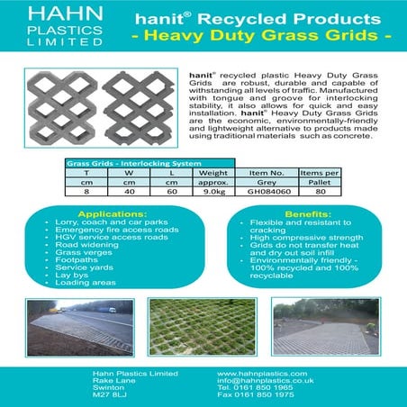 hannit® Heavy Duty Grass Grids | PDF
