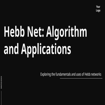 Hebb Net_ Algorithm and Applications.pptx