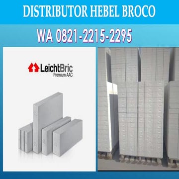 WA 0821-2215-2295, Jual hebel bata ringan ukuran di Jakarta | PDF