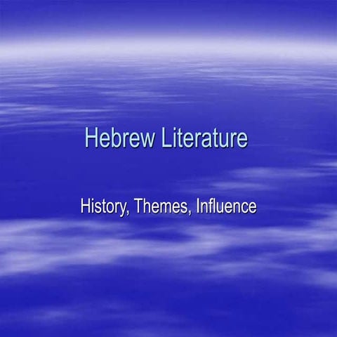 hebrew-literature-ppt.ppt