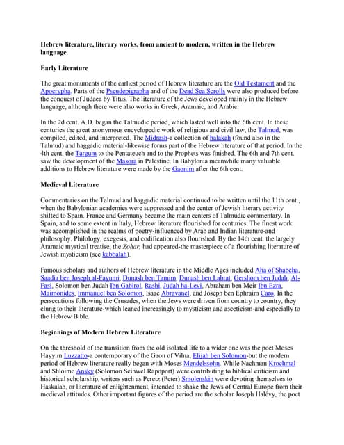 Ancient Israel Powerpoint | PPT