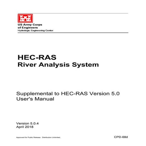 HEC-RAS 5.0.4 HECRAS para principiantes | PDF