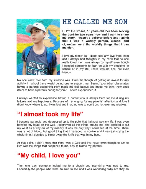 Erica's Story | PDF