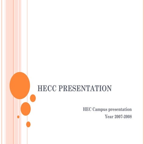 HECC presentation | PPT