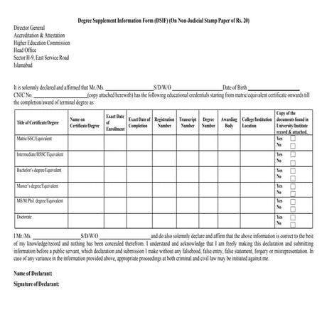 HEC Letter-Degree Attestation, DSIF Format.pdf