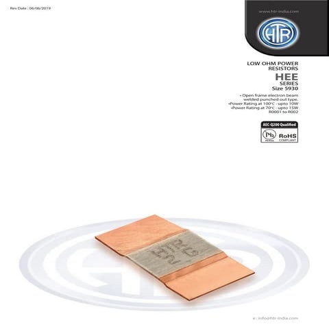 Htr india-products-current-sense-resistors-electron-beam-welded-heb ...