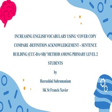 COVER COPY COMPARE TO IMPROVE ENGLISH VOCABULARY | PDF
