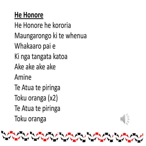 He honore | PPTX