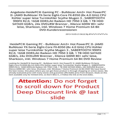 Heidepc gaming-pc-bulldozer-am3-hot-powerpc-ii-amd-bulldozer-fx-serie-eight-core-fx-8350-8x-4-0 ...