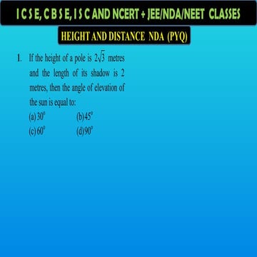 HEIGHT AND DISTANCE.pptxHFCGGCGCGCGGVHVVB | PPTX
