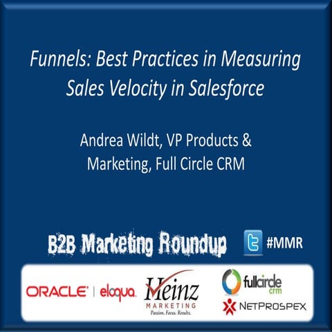 Funnels: Best Practices in Measuring Sales Velocity in Salesforce ...