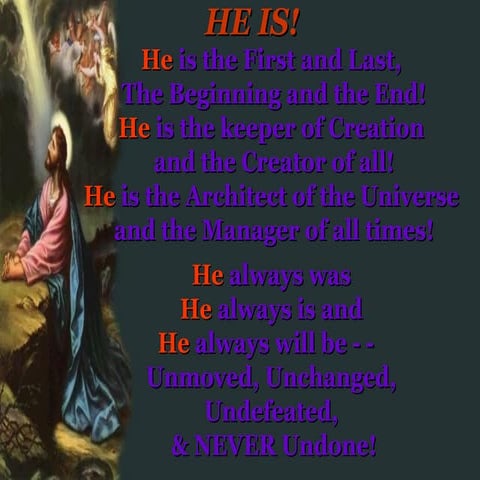 In him alone | PPTX