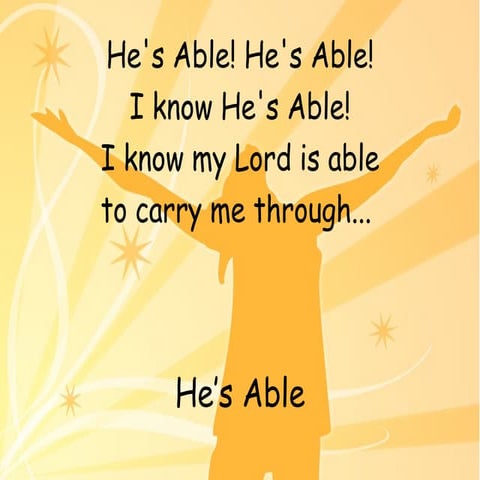 He is able | PPT