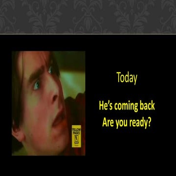He Is Coming Back, Are You Ready? | PDF