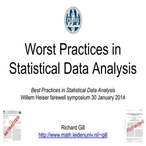 Worst Practices in Statistical Data Analysis | PPT
