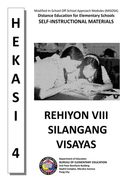Hekasi 4 misosa 22. rehiyon viii gçô silangang visayas | PDF Hekasi 4 misosa 22. rehiyon viii gçô silangang visayas | PDF
