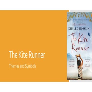 Form, Structure and Language in chapter 1 of The Kite Runner | PPTX