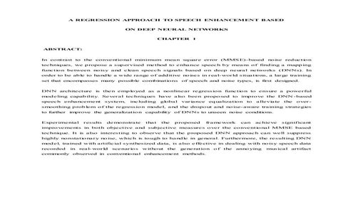 Speech Enhancement Using A Minimum Mean Square Error Short Time Spectral Amplitude Estimator | PDF