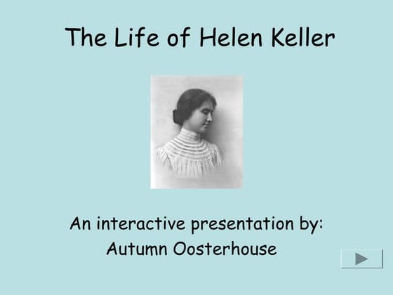 Helen keller presentation | PPTX