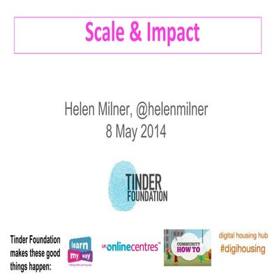 Measuring the impact of digital inclusion at scale (SHLB May 2014 ...