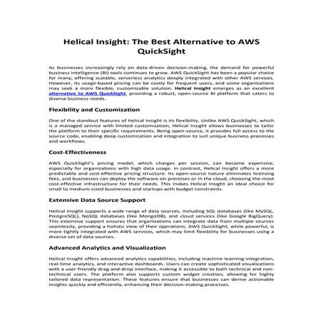 Helical Insight The Best Alternative to AWS QuickSight.docx