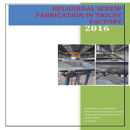 Helical screw design calculation1 | PDF